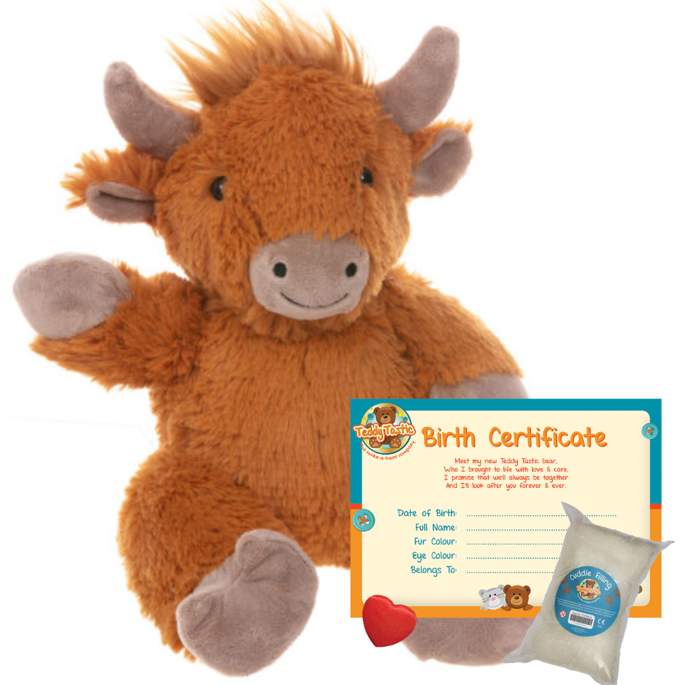 Highland Cow Teddy Bear - Soft Toy – Teddy Tastic