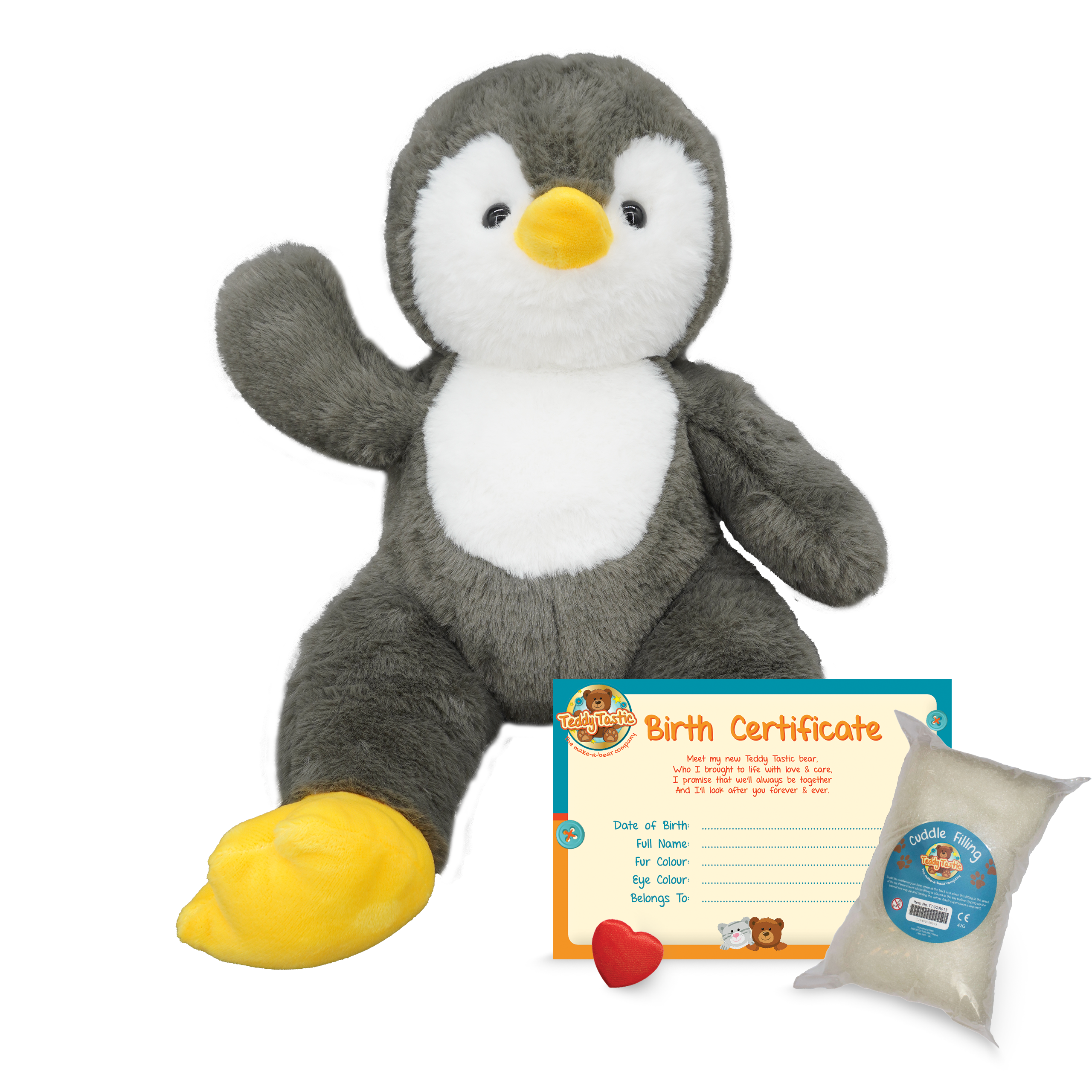 Cody the Grey baby Penguin – Retail Teddy Tastic
